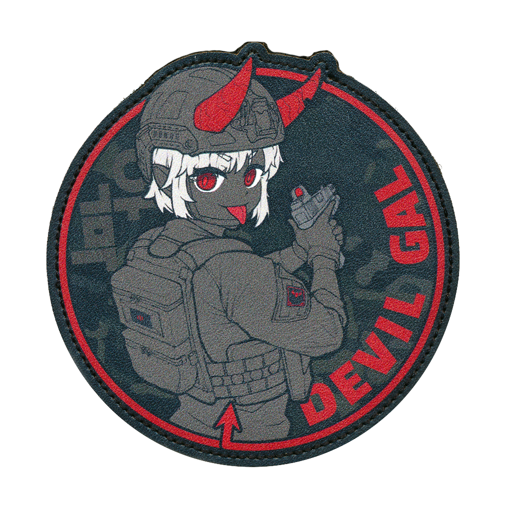 [AMGN] Devil Gal Patch BLK