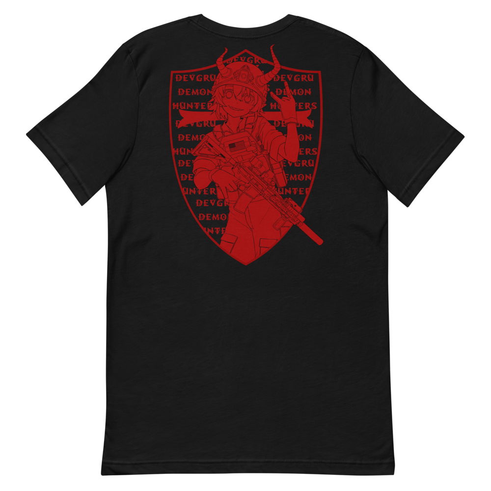 [WZR] DEVGRU DEMON HUNTER RED ONI SHIRT (back print) – Weapon Manga ...